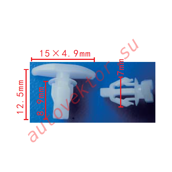 Купить Honda 91563-SCV-003 Tayota 67867-52010, 67867-0D060 клипса 7x8 ...